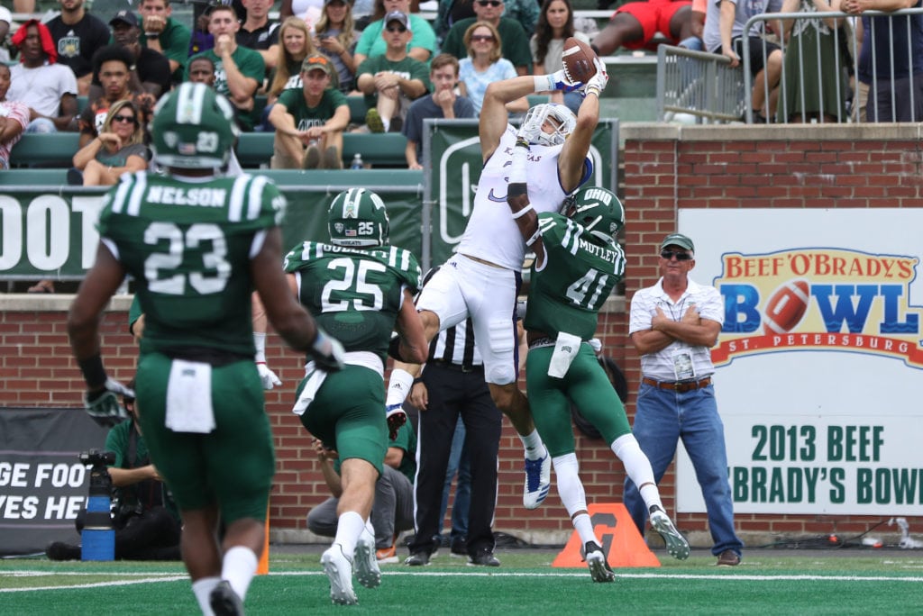 Notebook: WR Chase Harrell still with KU football, but not practicing ...